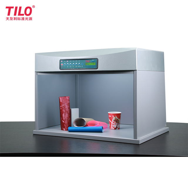 6 광원 P60+ tilo 상표와 색깔 체크를 위한 중국 직물 시험 장비 d65 d50 가벼운 상자