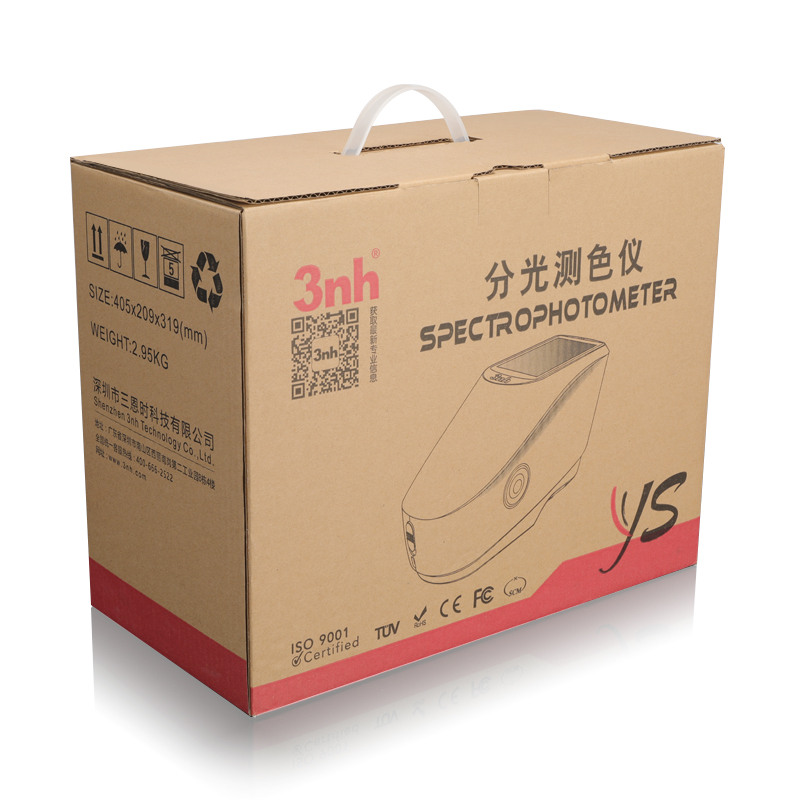 보편적인 시험 성분을 가진 주된 배치 색깔 측정 분광 광도계 3nh YS3010를 부속이라고 착색하십시오