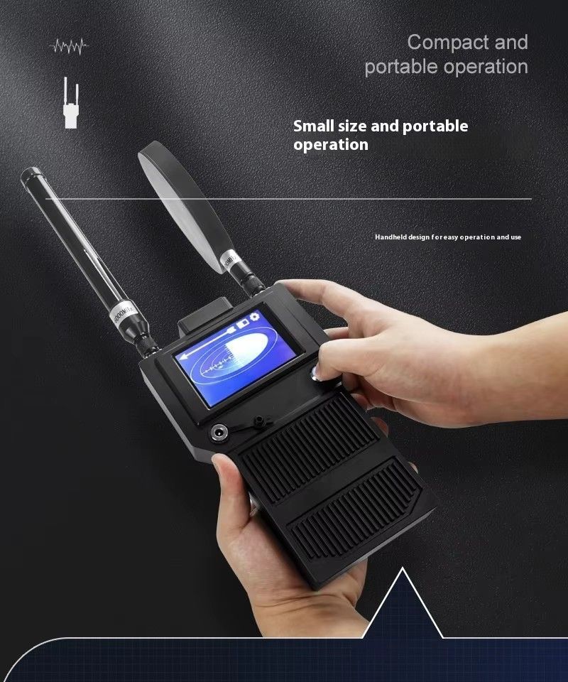 1-2km Precision Warning Handheld Drone Detector with Touch Screen