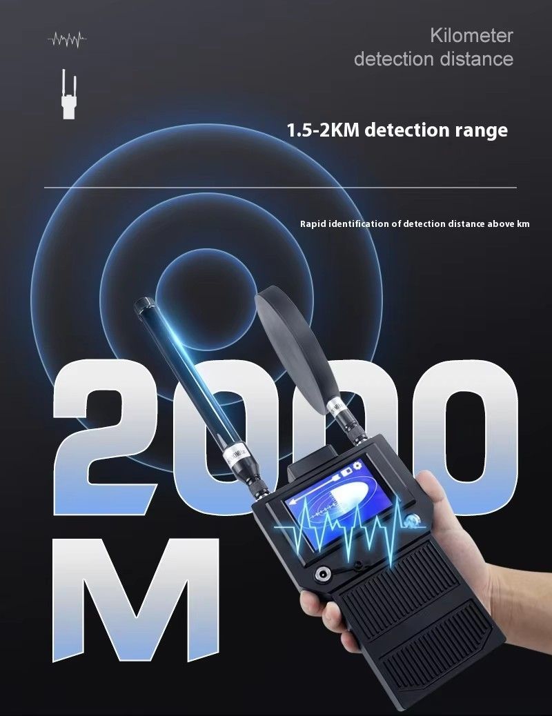 Handheld Drone Detector with Touch Screen