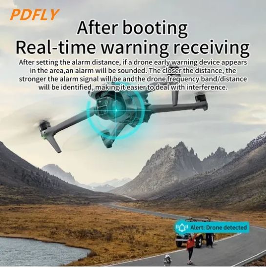 High Quality 700-1500MHz Multi Band Multi Band 1-2km Operating Distance Uav Detector with Dji Autel Fpv Drone Signal Detection Jammer System