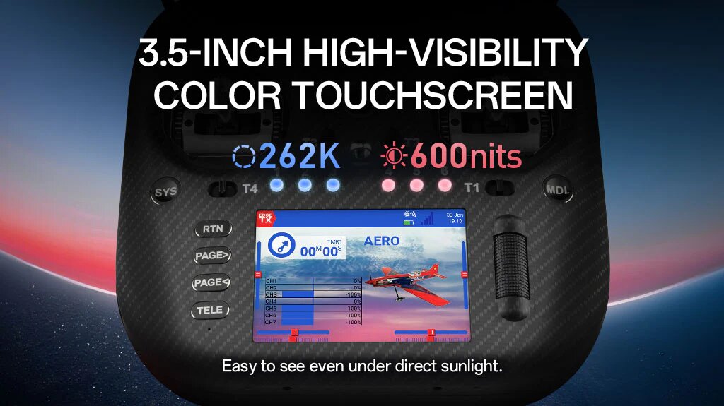 Radiomaster TX15 Max Radio Controller AG02 CNC Hall Sensor Gimbals (ELRS / M2) Remote Control