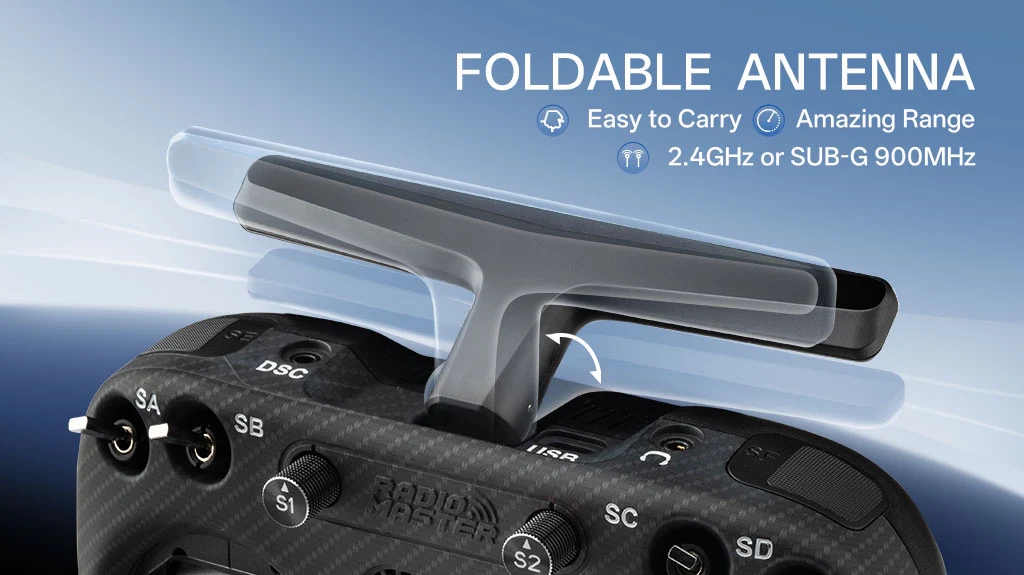 Radiomaster TX15 Max Radio Controller AG02 CNC Hall Sensor Gimbals (ELRS / M2) Remote Control