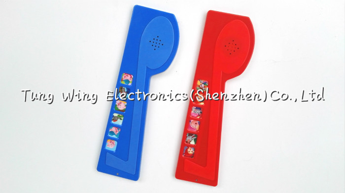 Note Shaped 6 Button Animal Sounds Book , Indoor noisy farm sound book 0