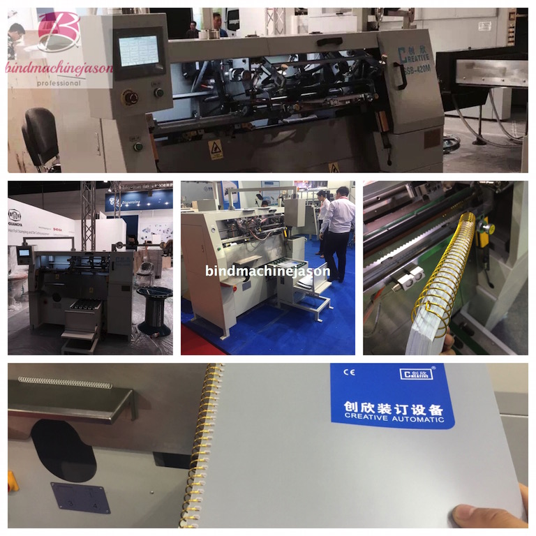 Notebook spiral wire binding machine SSB420