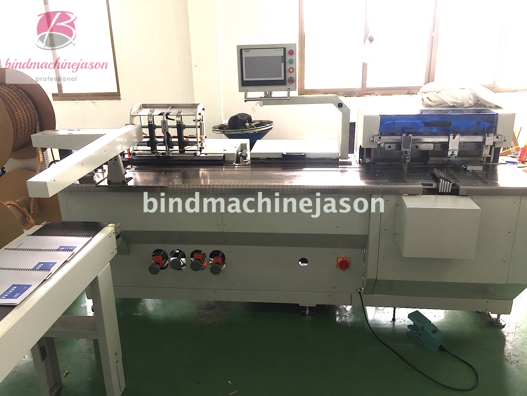 wire o binding and punching inline machine pbw580