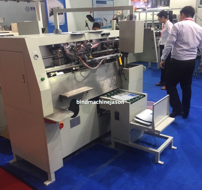 Spiral wire inserting machine SSB420 for notebook