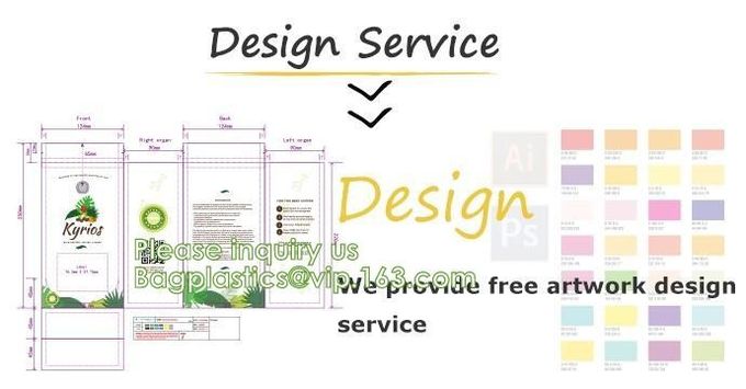 Eco赤い再生利用できる再使用可能なResealable Doypackのコーヒー ティー バッグは弁およびZiplockチョコレート、ポテトが付いている袋を立てます