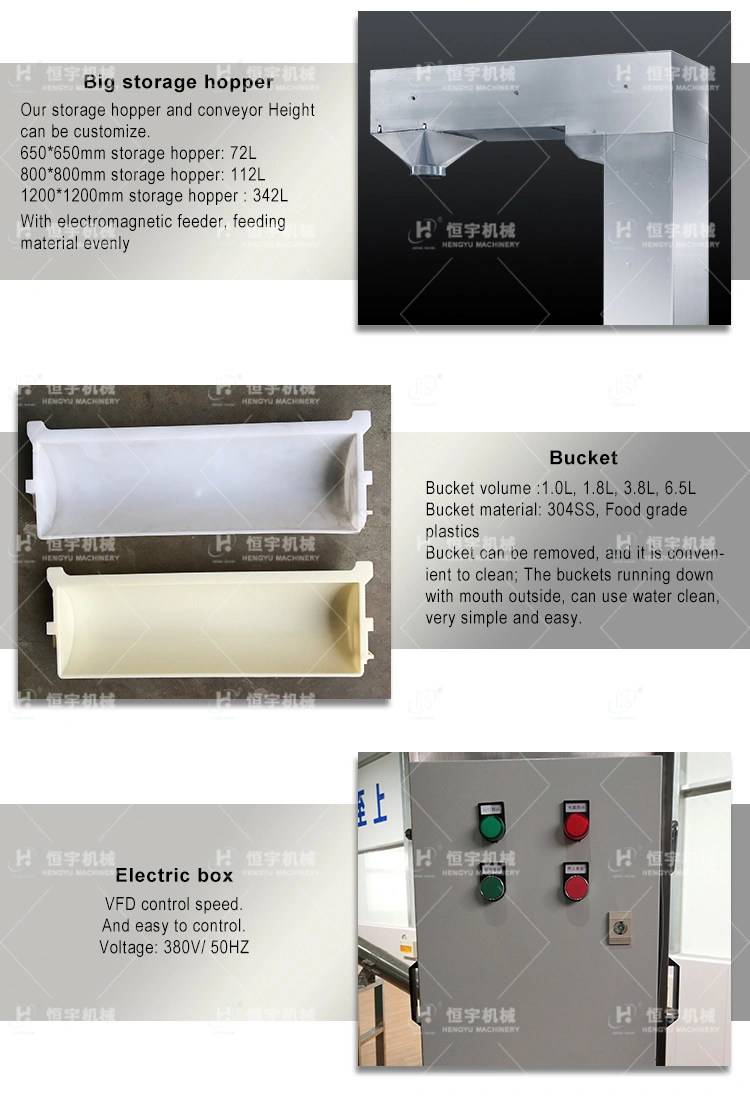 Food machinery Pet Food Grain Z Bucket Elevator for Sale