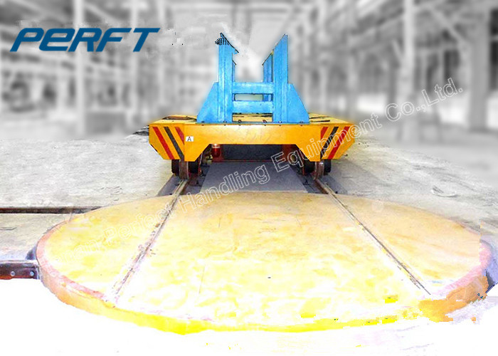 gemotoriseerde industriële draaischijf op zwaar werk berekende de overdrachtkarren van het materiële behandelingsspoor