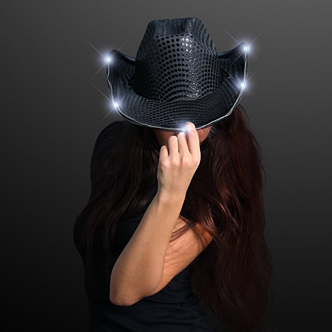 il cappello principale, cappello da cowboy principale, accende il cappello da cowboy, cappello principale la prestazione, il cappello della bandiera di U.S.A., il cappello appariscente, il cappuccio appariscente principale, il cappello al neon di incandescenza, cappuccio al neon di incandescenza