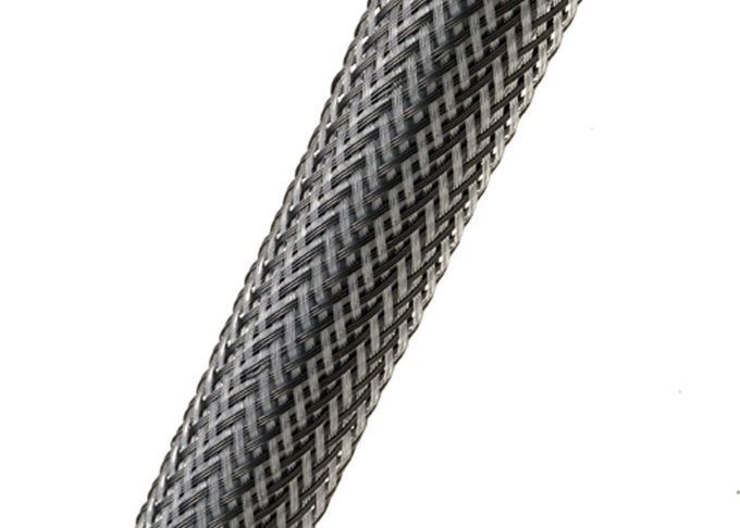 High Expandable Flexo PA66 Flame Retardant Braided Nylon Sleeve Smooth Surface High Strength 0