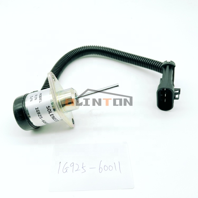 Excavator Flameout Solenoid Valve 1G925-60011 close-up view