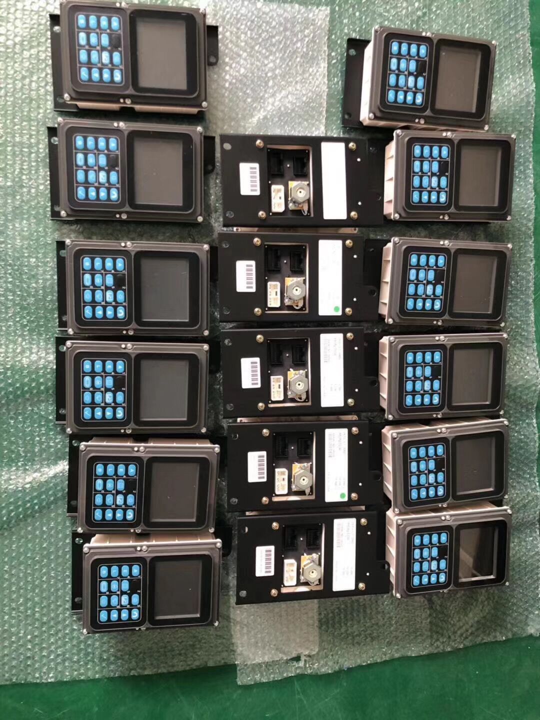 Excavator E320D monitor display panel rear view