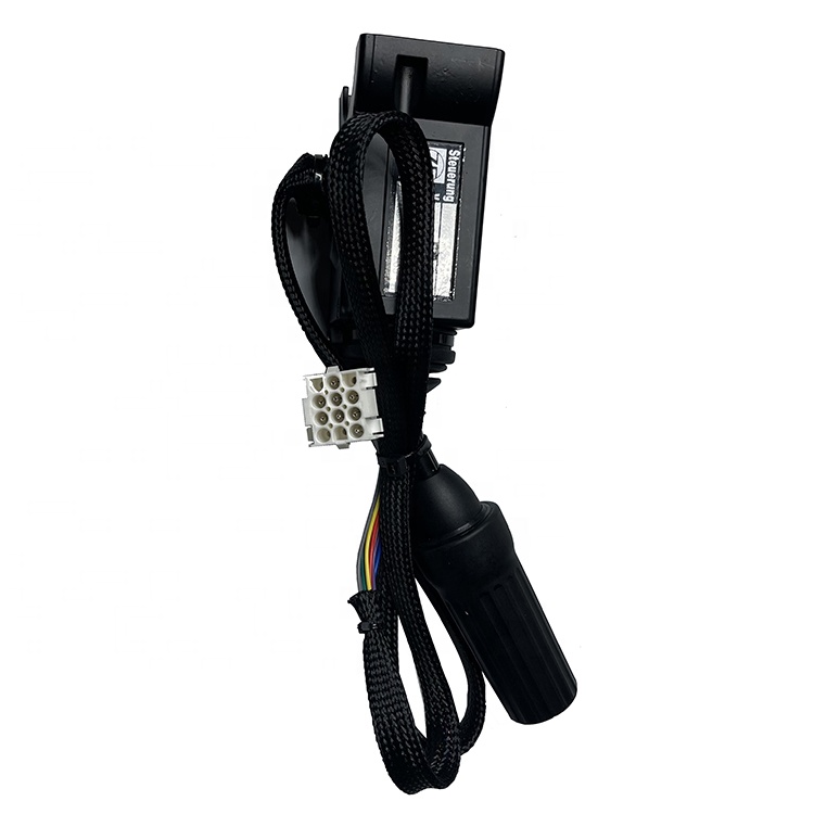 Liugong CLG wheel loader speed change control handle close-up