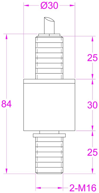 transductor en línea de la fuerza