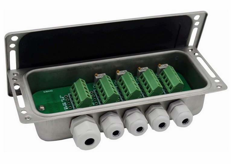 caixa de junção da pilha de carga