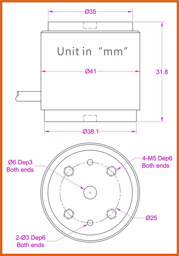 Kgf*cm del sensor 5 del esfuerzo de torsión de los 50N*CM