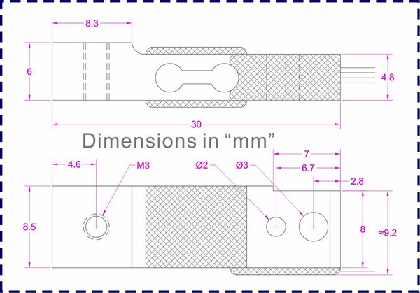 célula de carga 20N 2kg