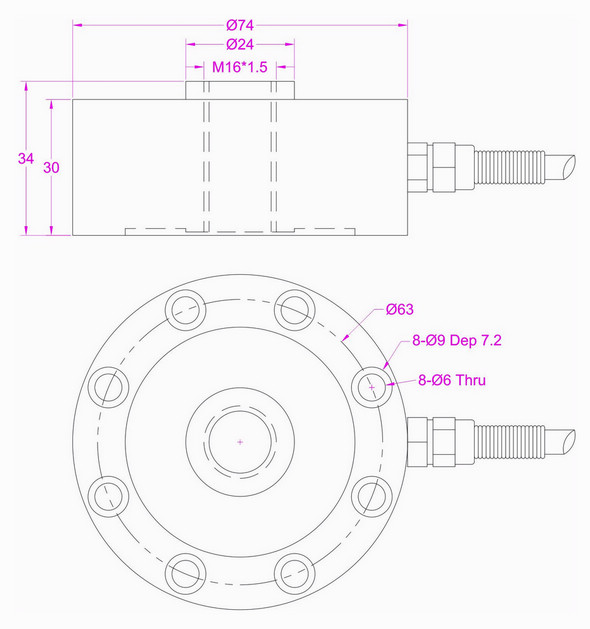 compression_force_transducer_10kN_5KN_3kn_2kn_1kn