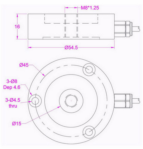 low_profile_pancake_Load_cell_500N_1KN_2KN_3KN