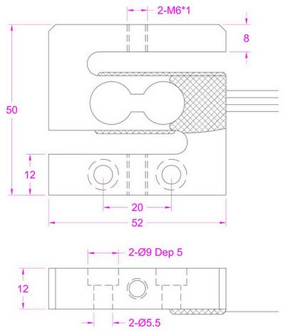 300N_S-Type_Load_Cell_500N