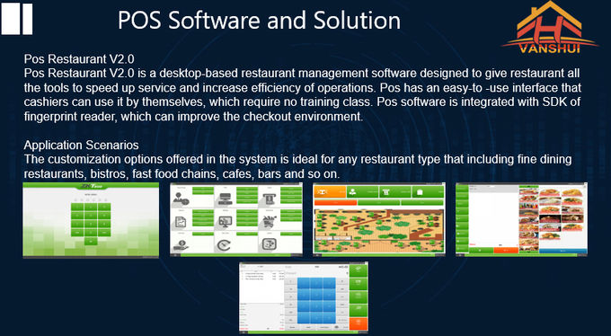 1台の生物測定の指紋スマートなPOSターミナルのすべて