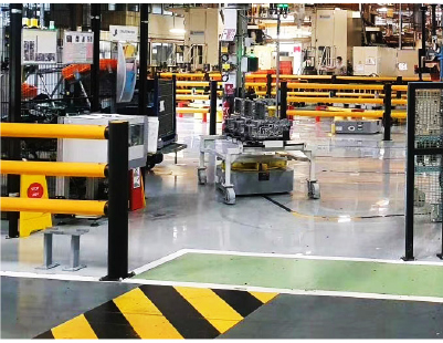 LC LS Safety Barrier Warehouse flexible anti-collision system FS-2023A