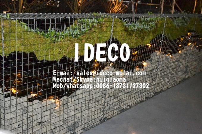 Архитектурноакустические подпорные стенки корзин Gabion камня садовничают благоустраивающ, декоративные коробки утеса Gabion, Gabion ограждают