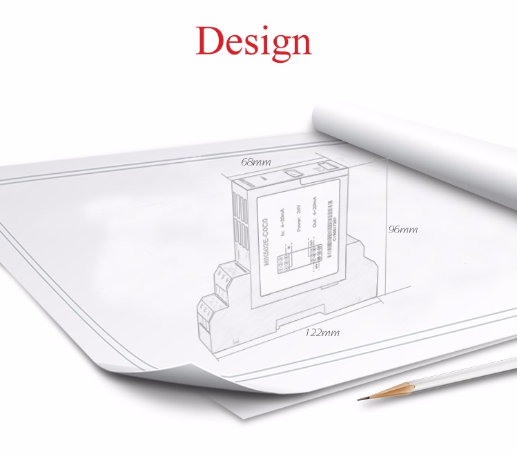 Eigensicherer Isolator des Signals 4-20ma für simulierten Thermoelementinput