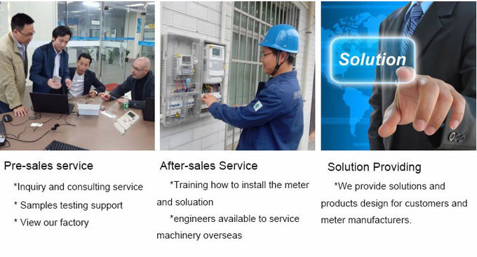 Η επίδειξη STS LCD προπλήρωσε τον ηλεκτρικό μετρητή 3 φάσης με το αυτόματο σύστημα 4 ανάγνωσης μετρητών