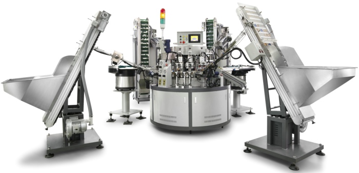 Máquina de montagem automática completa do tampão de garrafa