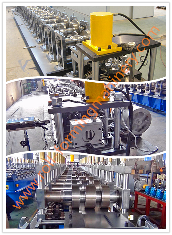 380v/50hz/3phase, 11 kilovatios de Siemens del motor del rollo del estante que forma a Mchine con 16 estaciones de formación