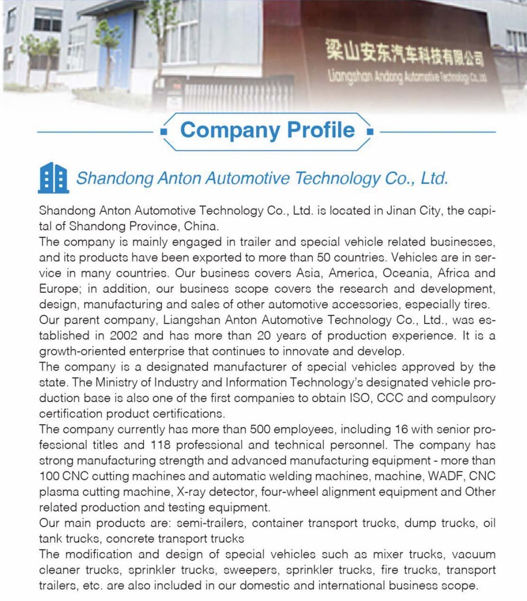 Factory Price Bed Semi Truck Trailer Shipping Container Chassis Trailer Flatbed Trailer