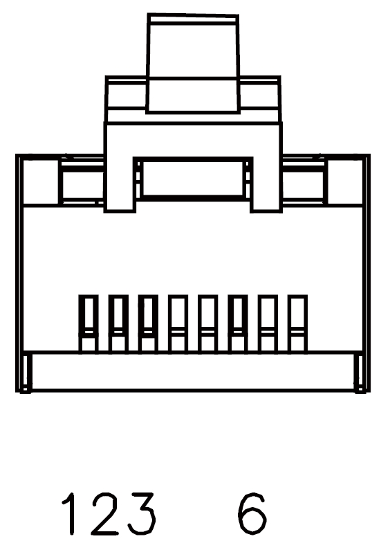 Pre Assembled Cable RJ45 Connector diagram