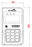 Prepaid Din-Rail Single Phase Electricity Meter with CIU For Counting The Electricity Consumption