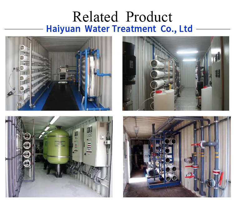 Mobile Containerized Reverse Osmosis Sea Water Desalination Machine for Deep Well Water Irrigation