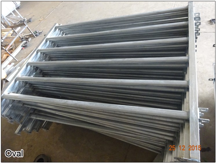 Pannelli galvanizzati resistenti del recinto per bestiame usati pannello del bestiame del bestiame