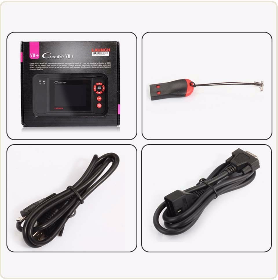 Nuevo actualización más de CReader VII auto del lanzamiento del lector de código del lanzamiento X431 CReader VII+ en línea
