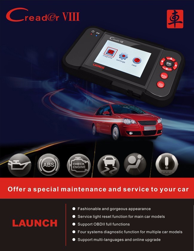 Обновление Креадер 8 С-431 Креадер ВИИИ читателя кода старта С431 КРеадер ВИИИ 100% первоначальное через официальный вебсайт