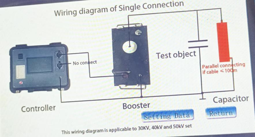 Manufacturer 50kv Vlf Cable Hipot Tester AC 0.01Hz Automatic Frequency Conversion Withstand Voltage Test