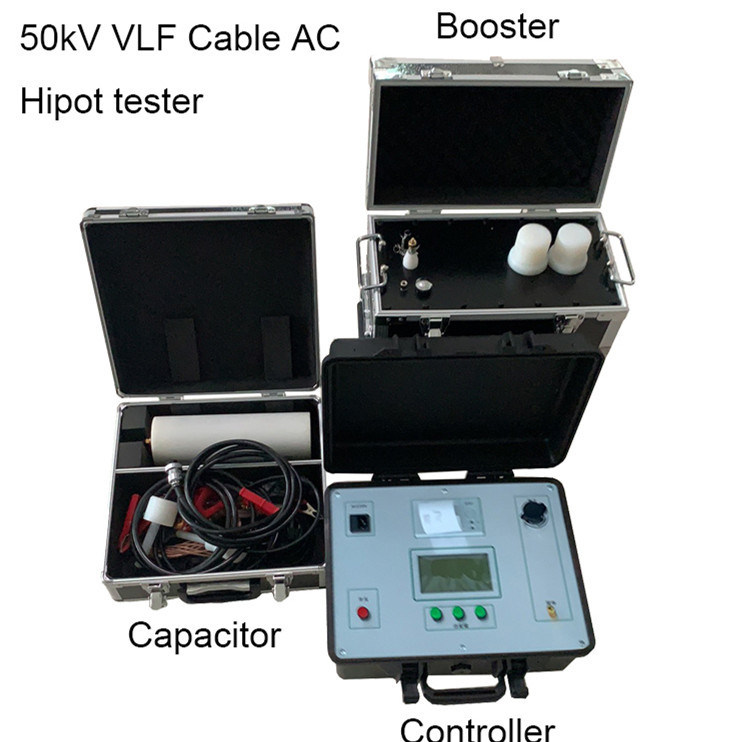 High Voltage AC Withstand Test Vlf Cable Hipot Tester 80kv 0.1Hz Frequency Voltage Test Kit