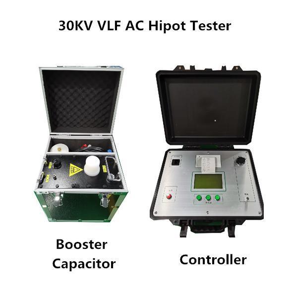 High Voltage AC Withstand Test Vlf Cable Hipot Tester 80kv 0.1Hz Frequency Voltage Test Kit