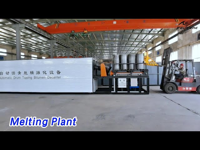 Drum Melting Plant 11Kw SS 304 Cuboid Shape For Dangerous Chemical