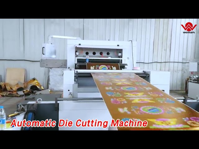Semi Automatic Die Cutting Machine 13.5KW High Speed For Paperboard