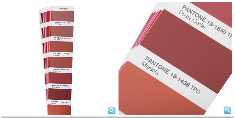 κάρτα χρώματος pantone tpc