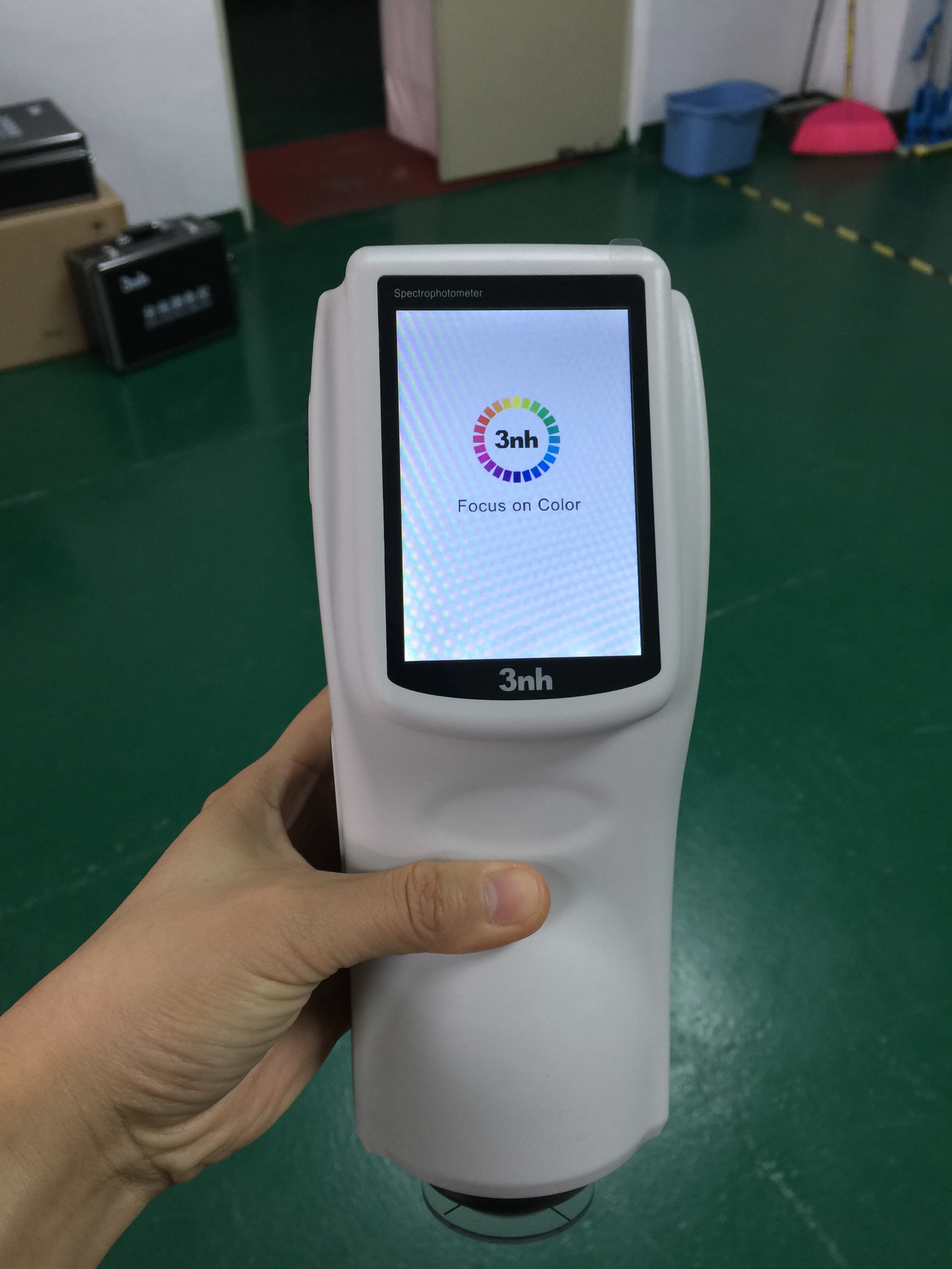 máquina esférica do teste da diferença da cor do espectrofotômetro de 3nh NS810 para colorimétrico