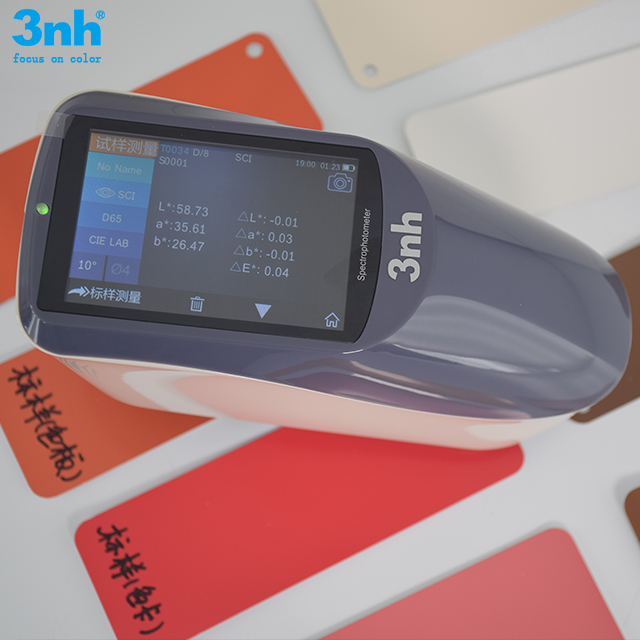 Εξατομικεύσιμο άνοιγμα 8mm/4mm/1*3mm ξύνοντας spectrophotometer μετρητής 3NH YS3020 αναγνωστών δοκιμής χρώματος