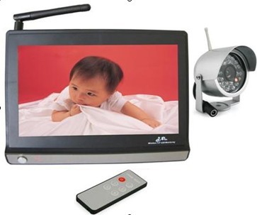 Wireless camera | 2.4GHz 7 inch TFT LCD to digital baby monitor