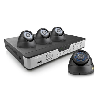 CCTV Camera | ZMODO 1080TVL 4CH HD night vision infrared hemisphere monitoring complete sets of monitoring system